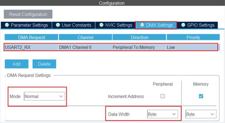 STM32 Nucleo UART DMA with STM32CubeIDE and HAL Libraries
