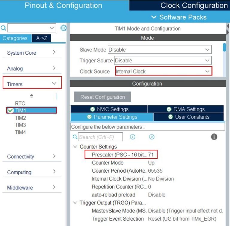 DHT22 Sensor with STM32 Blue Pill using STM32CubeIDE