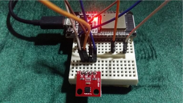 Interface HTU21D Temperature & Humidity Sensor with ESP32