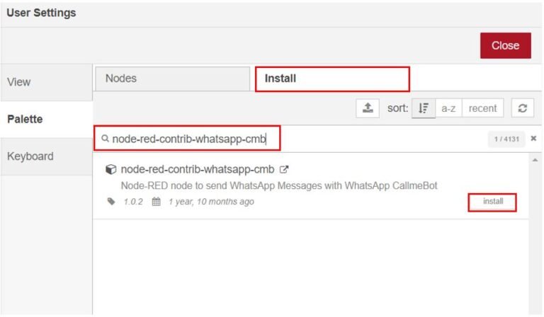 Node-RED Send Messages to WhatsApp Number