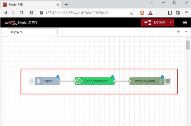 Node-RED Send Messages to WhatsApp Number