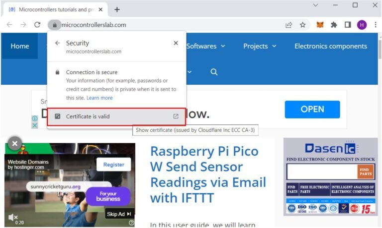 ESP32 HTTPS Requests using Arduino IDE