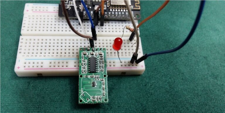 RCWL-0516 Microwave Radar Sensor with ESP8266 NodeMCU