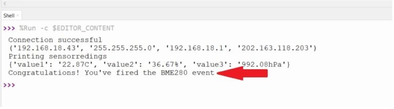 Raspberry Pi Pico W Send Sensor Readings via Email with IFTTT